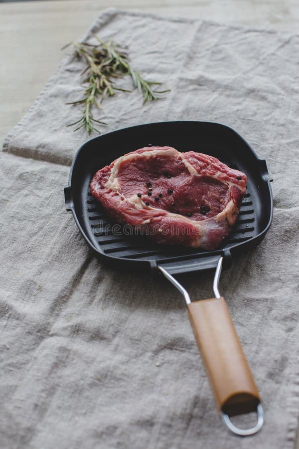 Raw steak stock image. Image of pork, homemade, portion - 46685961