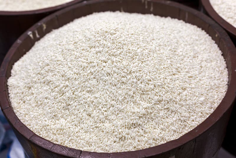 Cooked rice on a dish stock photo. Image of rice, nature - 19186210