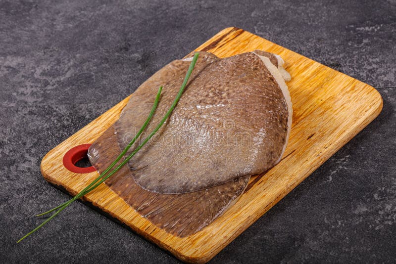 Raw Stingray Wings Fillet for Cooking Stock Image - Image of ingredient ...