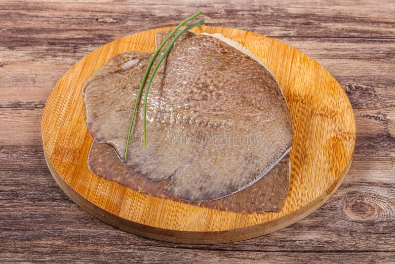 Raw Stingray Wings Fillet for Cooking Stock Photo - Image of natural ...