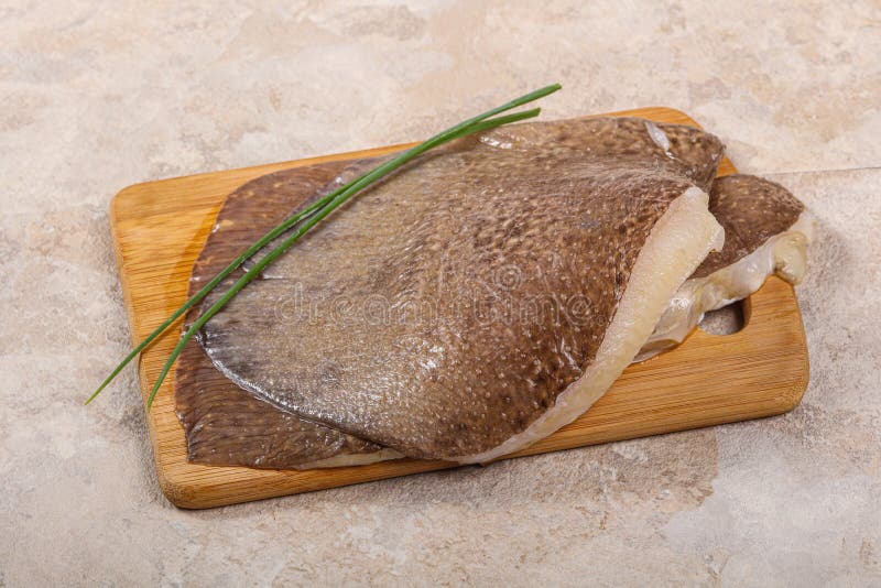Raw Stingray Wings Fillet for Cooking Stock Image - Image of cooking ...