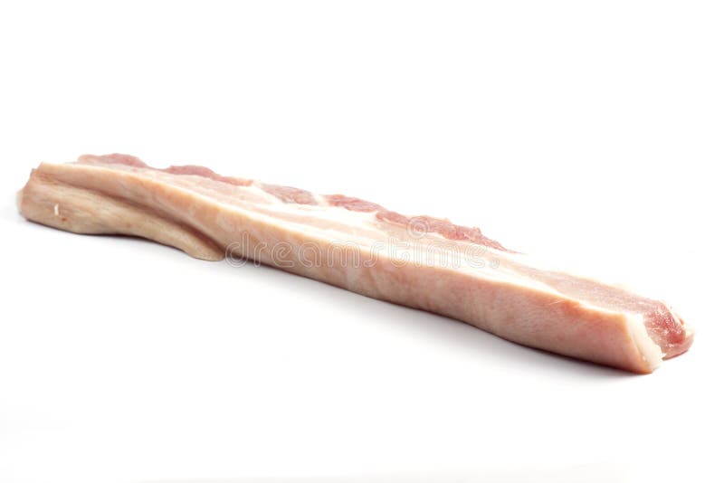 Raw streaky pork stock photo. Image of fattening, freshness - 118879468