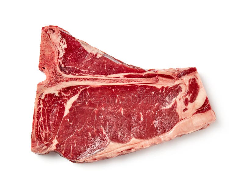 Raw T-Bone Steak stock image. Image of object, meal - 244324227