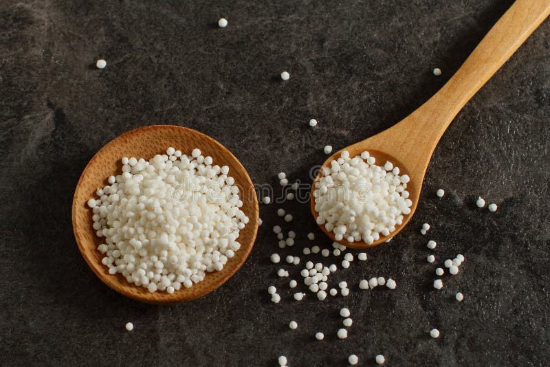 Raw Tapioca Pearls on a Table Stock Photo - Image of asian, grain ...