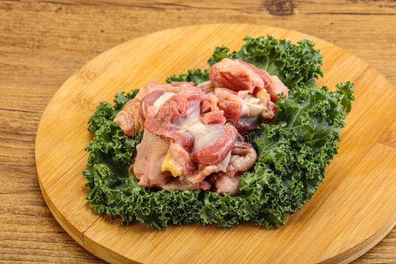 Raw Chicken Stomach for Cooking Stock Photo - Image of studio, cooking ...