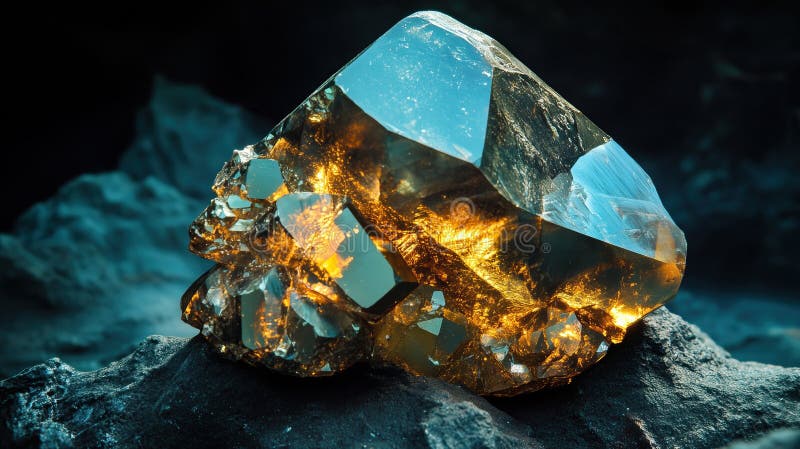 Raw Terbium a Glimpse into the Luminous World Stock Photo - Image of ...