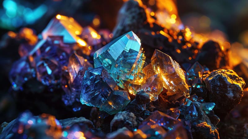 Raw Terbium a Glimpse into the Luminous World Stock Photo - Image of ...