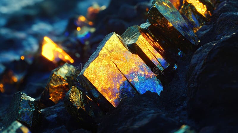 Raw Terbium a Glimpse into the Luminous World Stock Photo - Image of ...