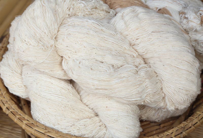 Raw thai cotton thread stock photo. Image of cotton, clothing - 36936248