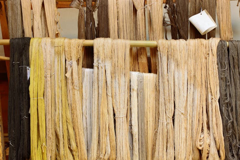 Raw Thread for Textile Industry Stock Image - Image of cloth, cotton ...