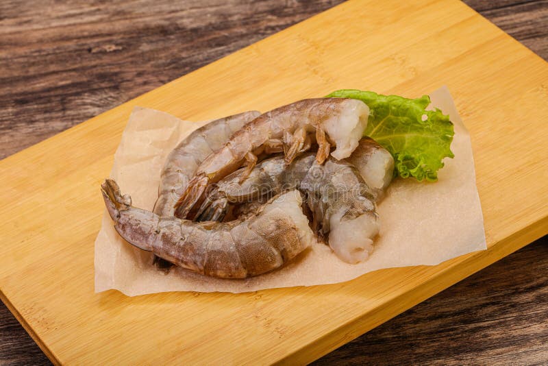 Raw Tiger Prawn for Cooking Stock Image - Image of food, tasty: 193406489