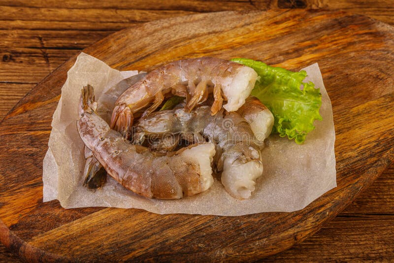 Raw Tiger Prawn for Cooking Stock Image - Image of delicious, freshness ...
