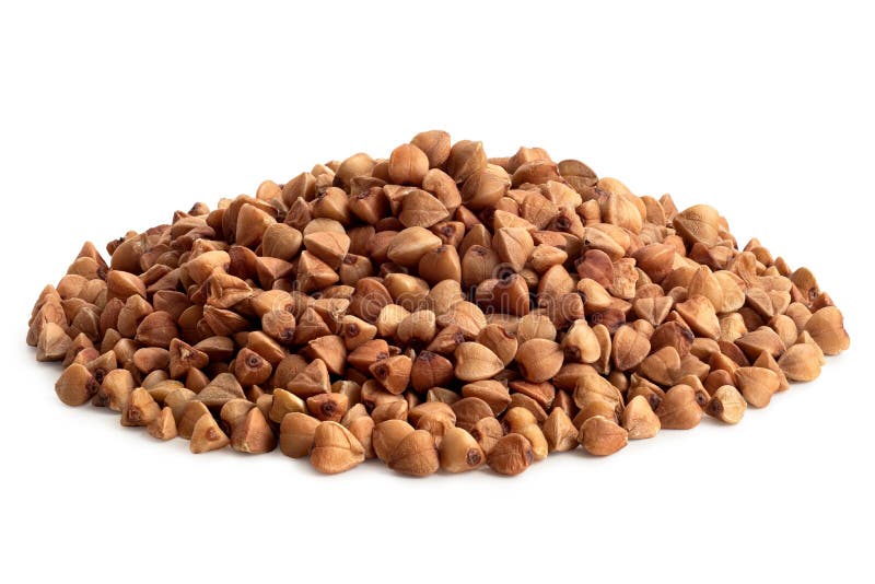 Raw toasted buckwheat stock image. Image of pile, toasted - 204299205