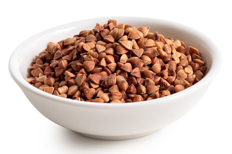 Raw toasted buckwheat stock image. Image of wheat, peeled - 204299403