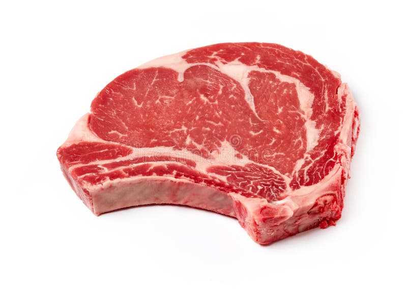 Raw Tomahawk meat stock image. Image of filet, single - 244324223