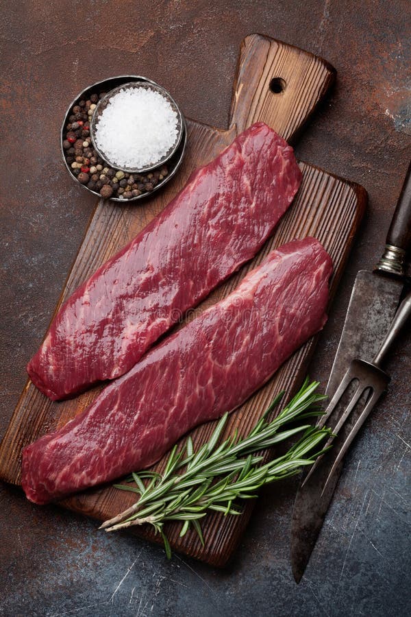 Raw Top Blade or Denver Steak Stock Image - Image of roast, sliced ...