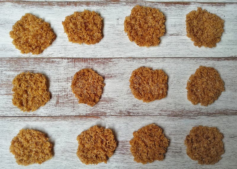 Raw Traditional Crackers from West Java Stock Photo - Image of round ...