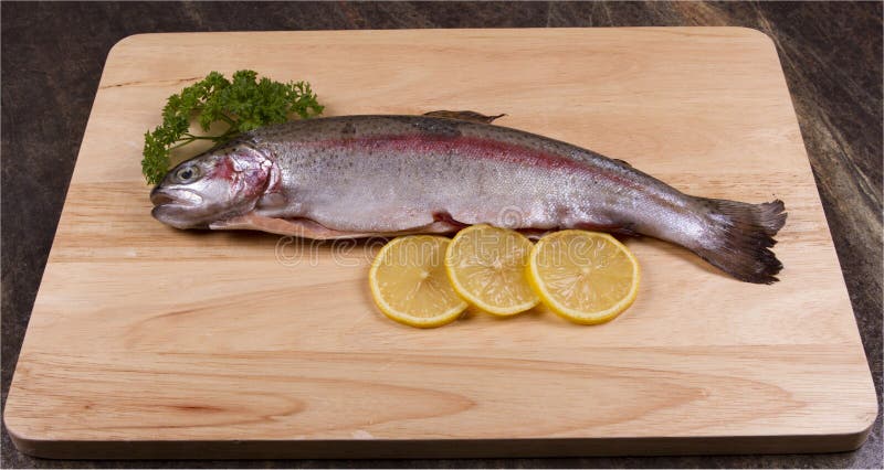 A raw trout stock image. Image of enjoyable, freshly - 45048963