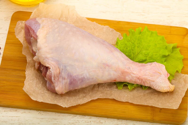 Raw turkey leg stock image. Image of fresh, nutrition - 116915967