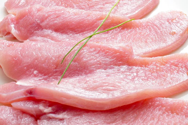 Turkey meat on white stock image. Image of bird, color - 22343111