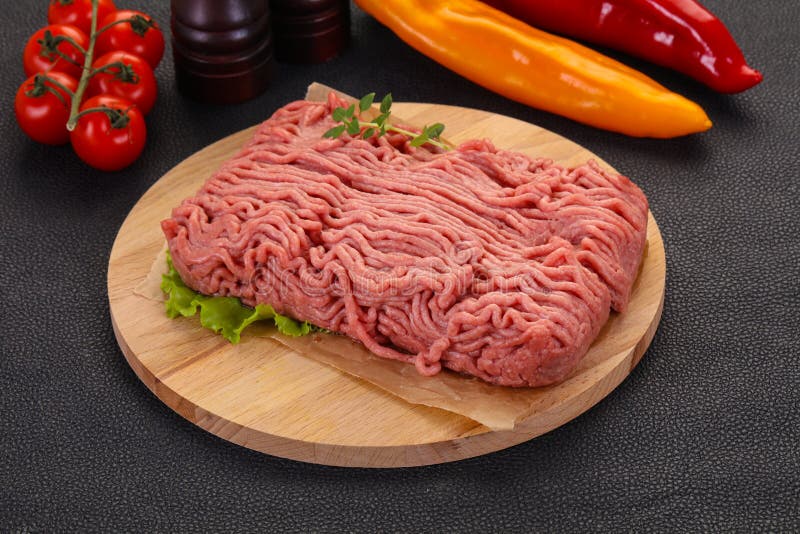 Raw turkey minced meat stock photo. Image of mincemeat - 202191486