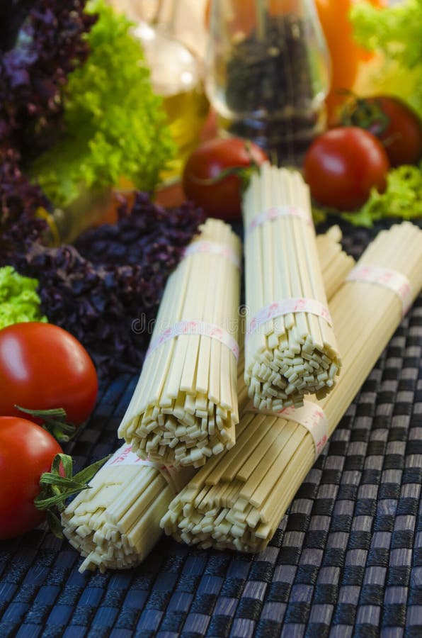 Raw udon noodles stock photo. Image of food, traditional - 82370990