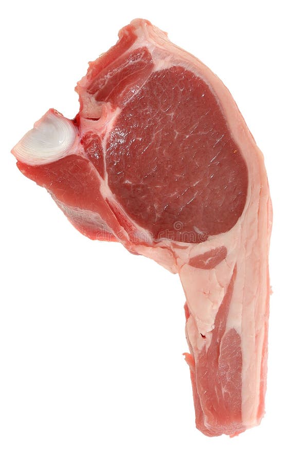 Raw Uncooked Single Lamb Chop Stock Image - Image of chop, chops: 43371427