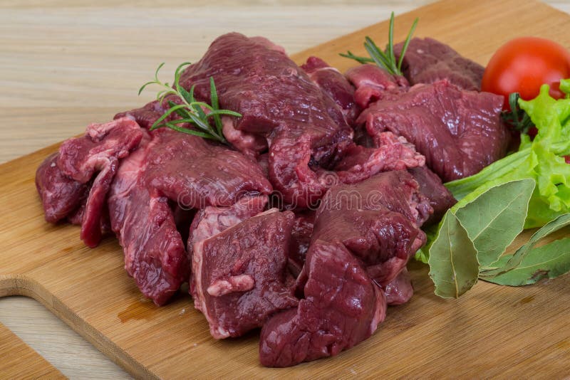 Raw venison stock image. Image of meat, lunch, food, rack - 49846163