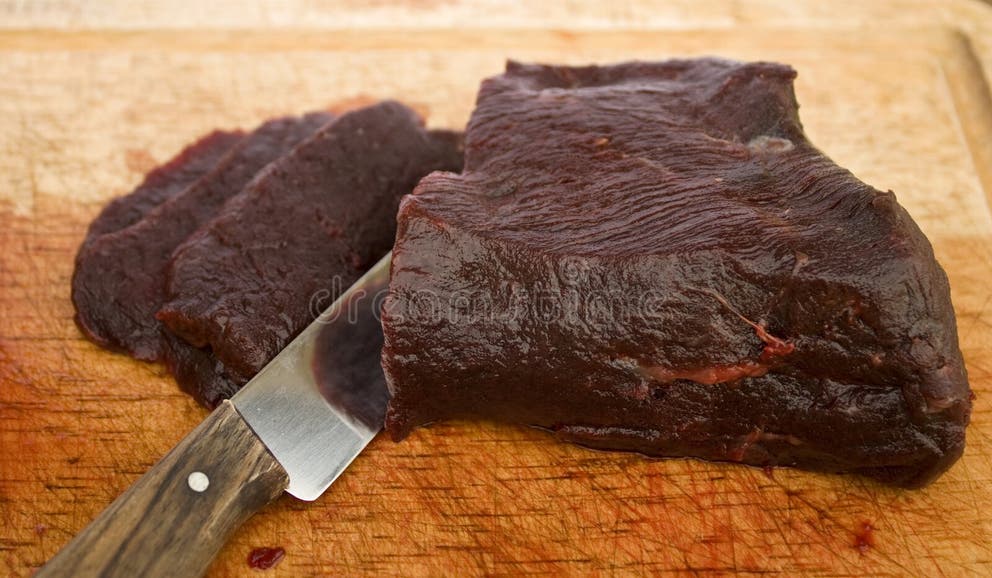 Raw whale meat stock image. Image of rorqual, slices - 13127979