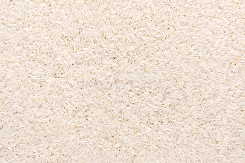 Raw White Rice Texture. Long Dry Uncooked Basmati Grain Close-up Stock ...