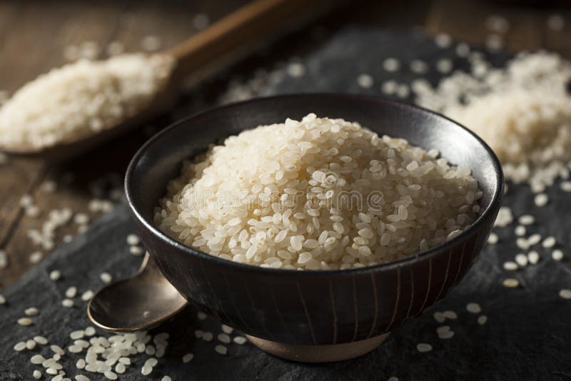 Raw White Sushi Rice stock photo. Image of natural, fiber - 50791078