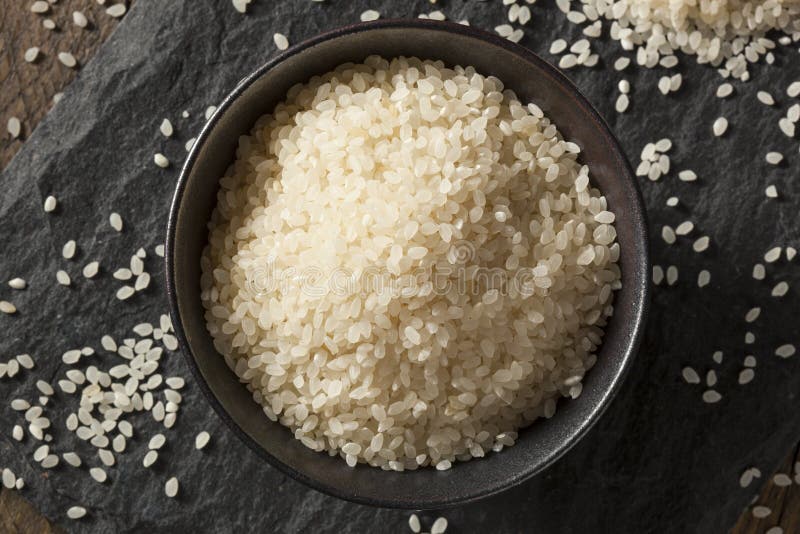 Raw White Sushi Rice stock photo. Image of cereal, sushi - 50791146