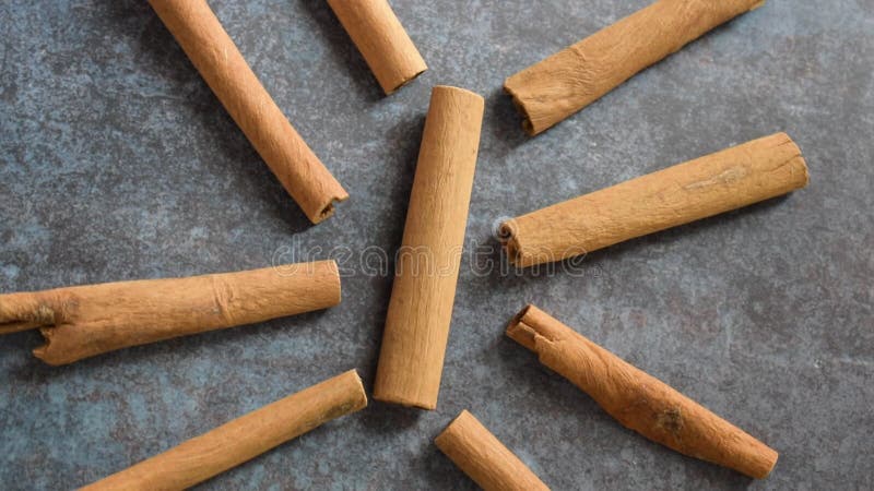 Raw Whole Aromatic Cinnamon Stock Footage - Video of group, cooking ...
