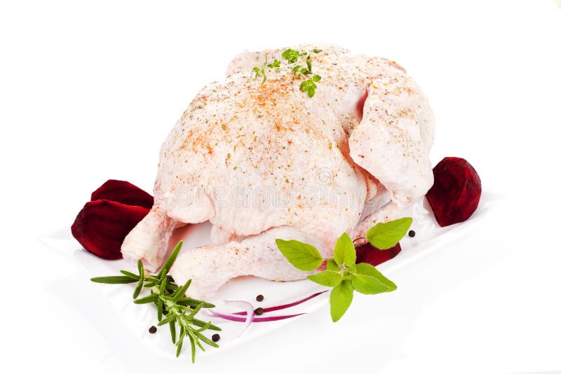 Raw Whole Chicken. Poultry. Stock Photo - Image of life, chicken: 19701258