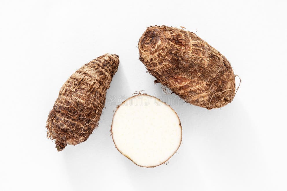 Taro or eddo root stock photo. Image of exotic, organic - 282098352