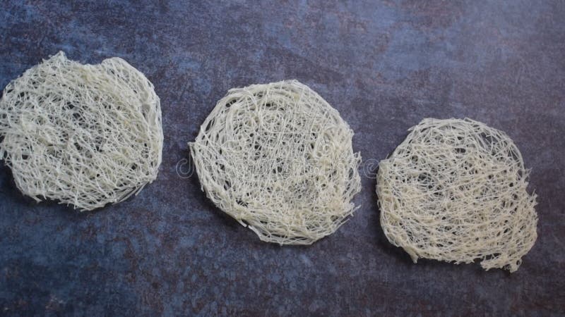 Whole string hopper noodle stock footage. Video of cuisine - 236096772