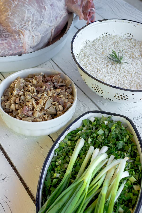 Raw whole lamb stock image. Image of chitterlings, stuffing - 68998277