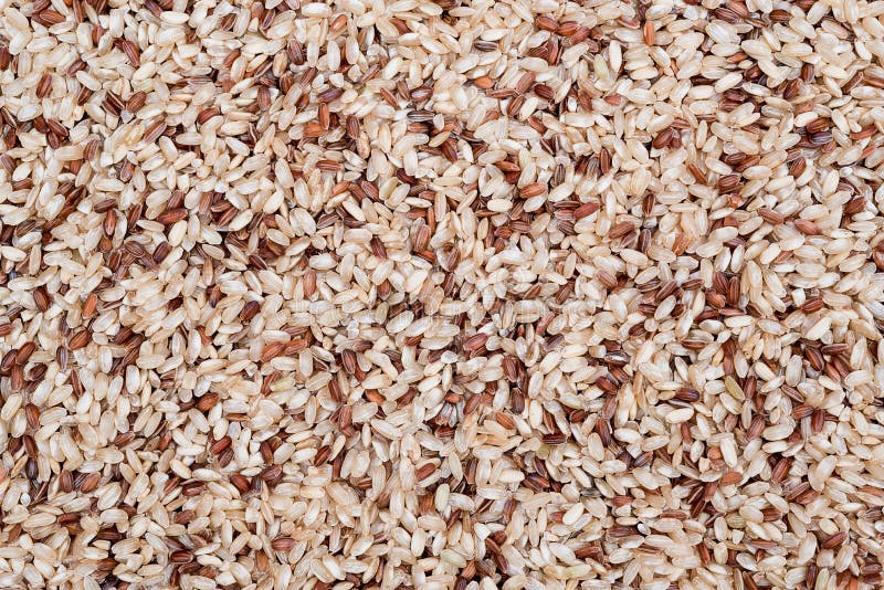 Raw Wholegrain Rice Background Stock Photo - Image of chinese, grain ...