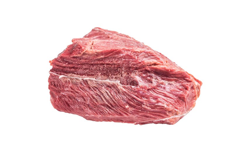 Raw Wild Boar Meat, Fresh Game Meat Isolated on White Background. Top ...