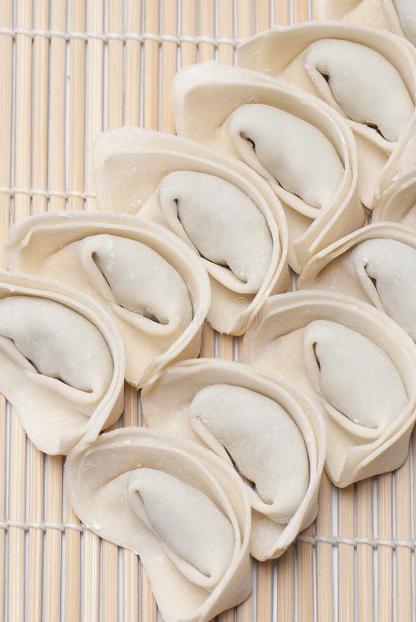 Raw wonton stock photo. Image of handmade, tradition - 27377890