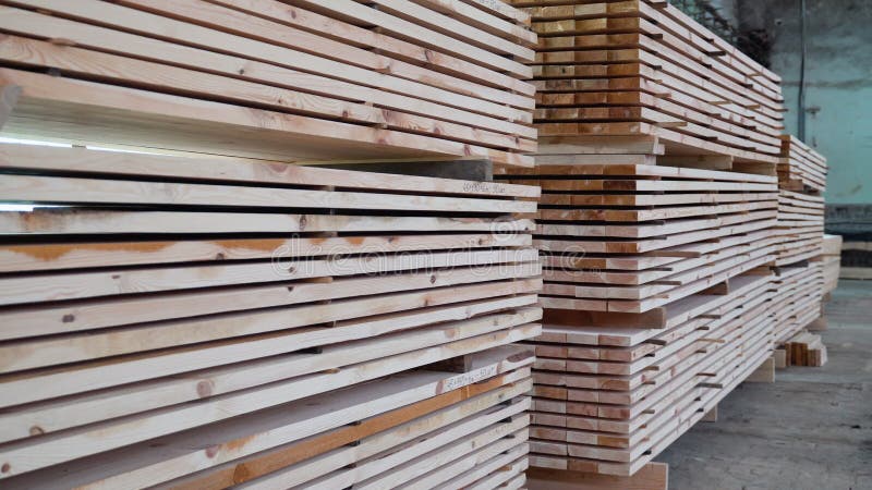 Raw Wood Drying in the Lumber Warehouse Stock Video - Video of business ...
