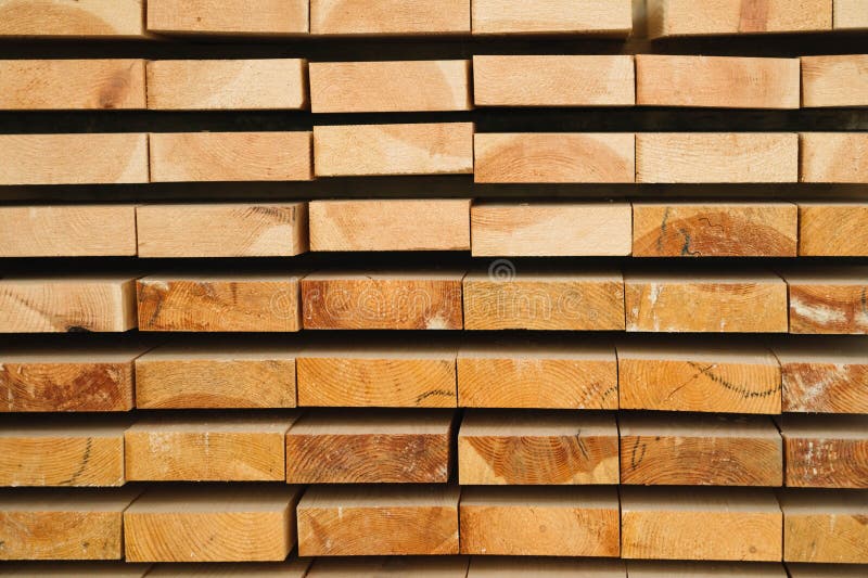 Raw Wood Drying in the Lumber Warehouse Stock Image - Image of modular ...
