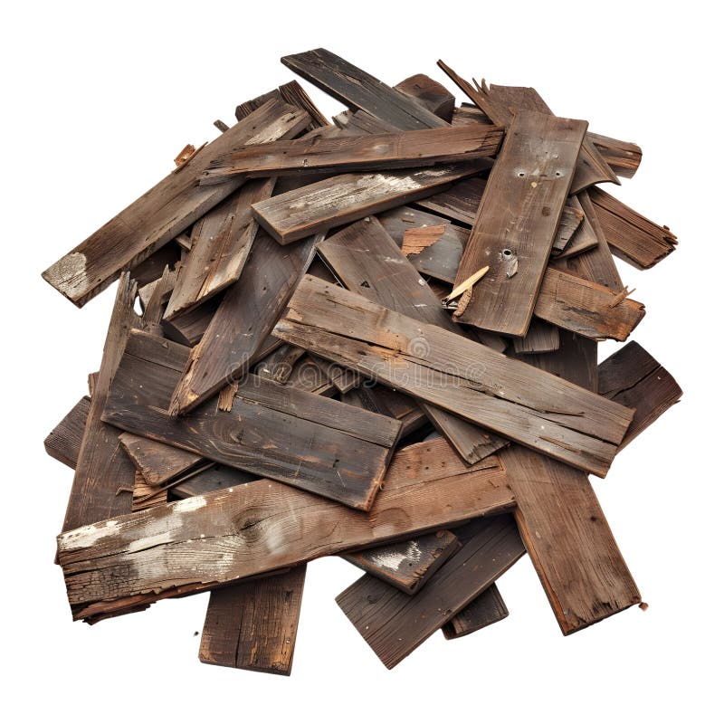 Raw Wooden Crushed Pieces on Transparent Background - Ai Generated ...