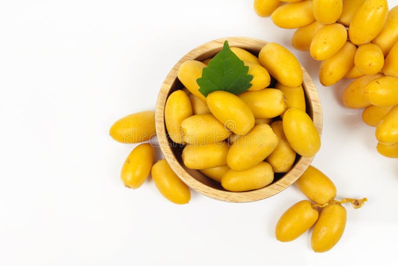 Raw Yellow Date Palm or Dates Stock Photo - Image of dried, iran: 96787364