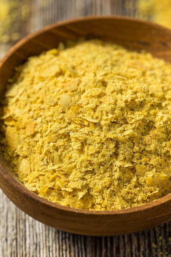 Raw Yellow Organic Nutritional Yeast Stock Image - Image of brewers ...