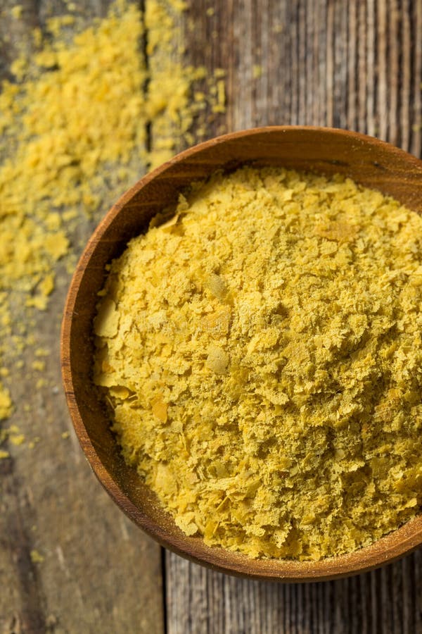 Raw Yellow Organic Nutritional Yeast Stock Photo - Image of organic ...