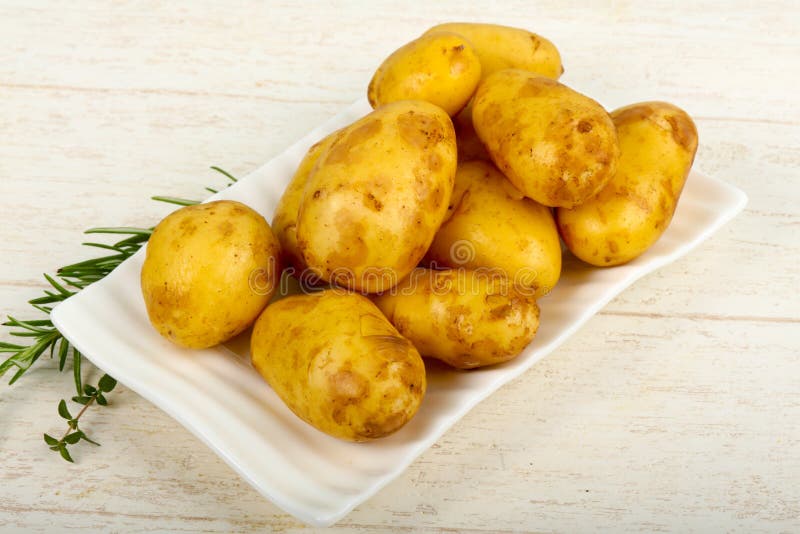 Raw young potato stock photo. Image of baby, spud, diet - 112178318