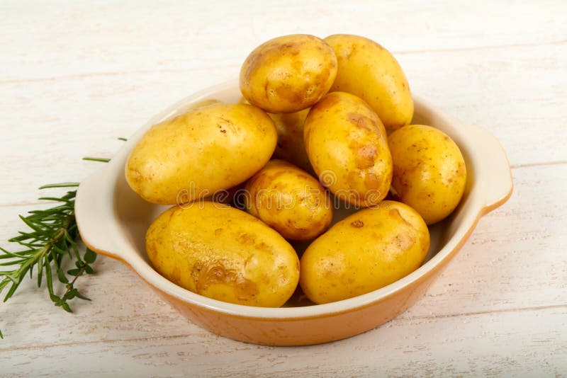 Raw young potato stock photo. Image of peel, healthy - 156587992