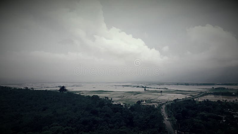 Rawa pening Ambarawa stock image. Image of places, lakes - 121570263