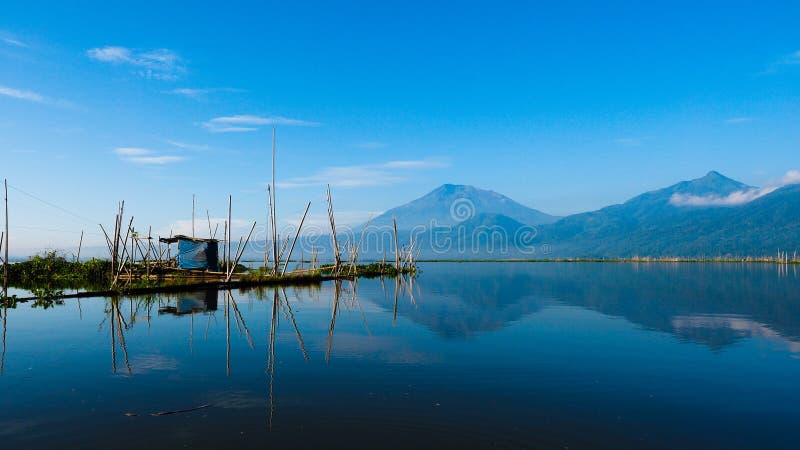 Rawa Pening Lake, Ambarawa, Indonesia Stock Image - Image of reservoir ...